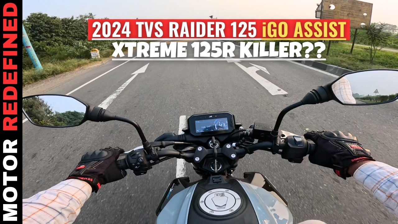 2024 All New TVS Raider 125 iGO Assist Ride Review | Xtreme 125R ...