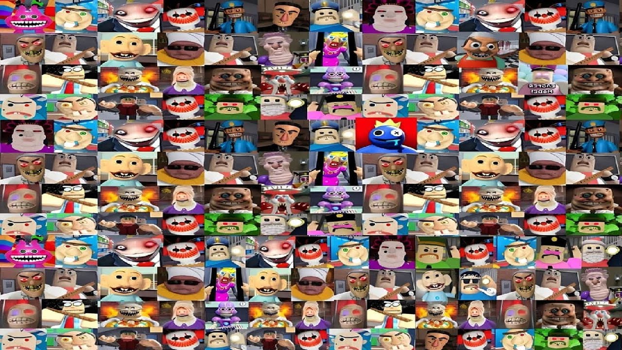 All Jumpscares in ALL OBBY Roblox Escape Scary Obby - YouTube