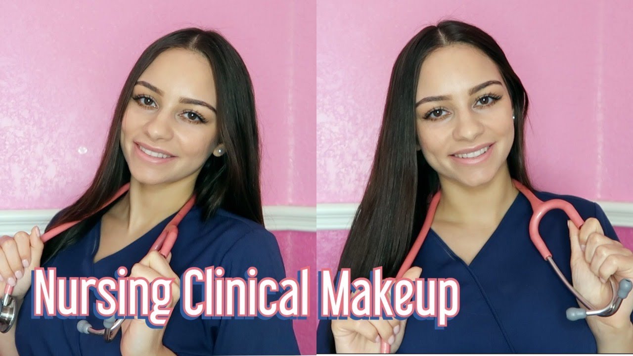 Simple Clinical/ Nursing School Makeup - YouTube