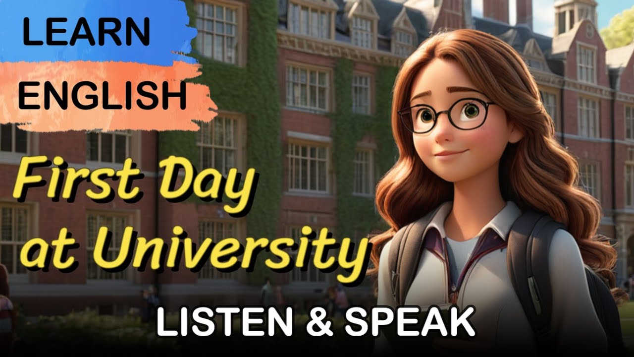 First Day at University | Improve Your English | English Listening ...