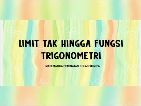 Teorema Apit (Limit Tak Hingga Fungsi Trigonometri) - YouTube