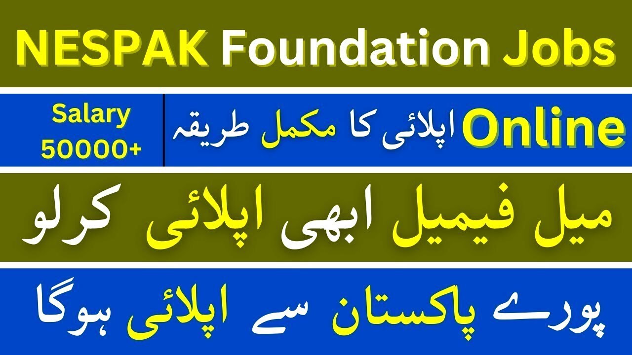 NESPAK Jobs 2023 Apply Online | National Engineering Services Pakistan ...