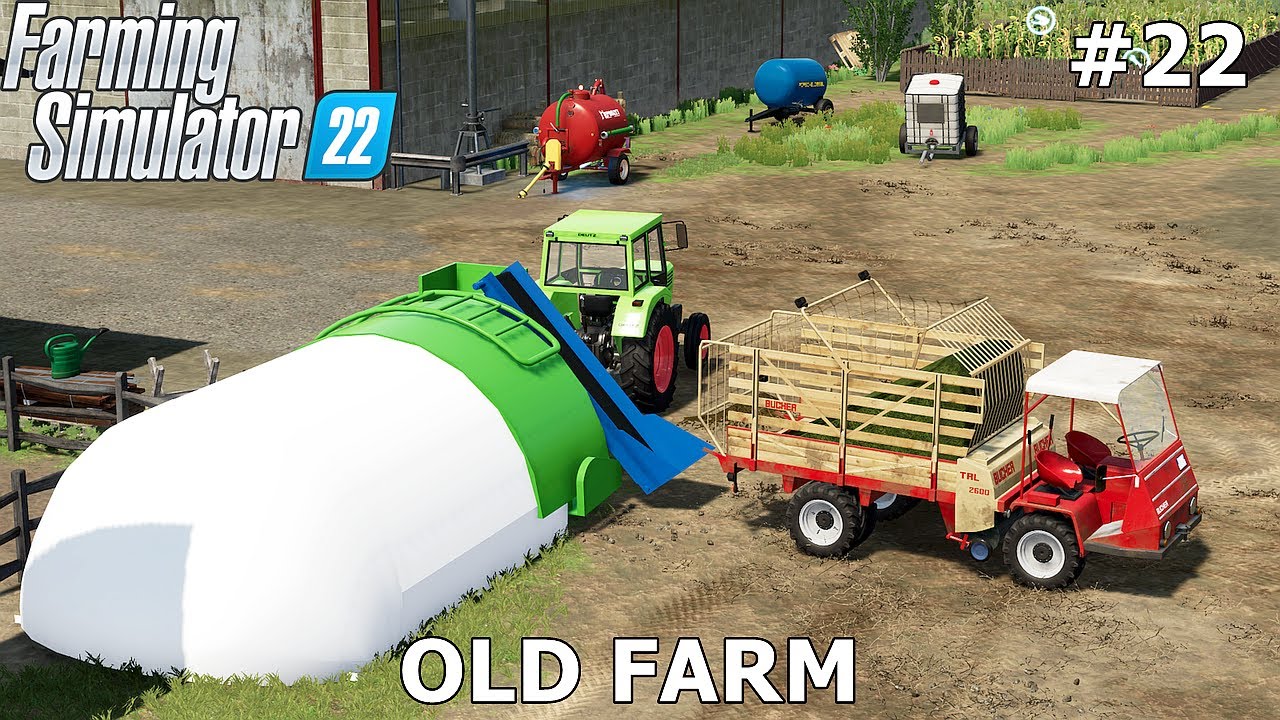 FS 22 | OLD FARM | Grass silage | Timelapse #22 - YouTube