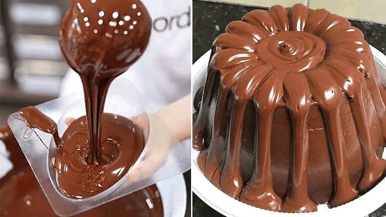 Amazing MELTED Chocolate Cake Decorating Ideas/ So Yummy Chocolate ...