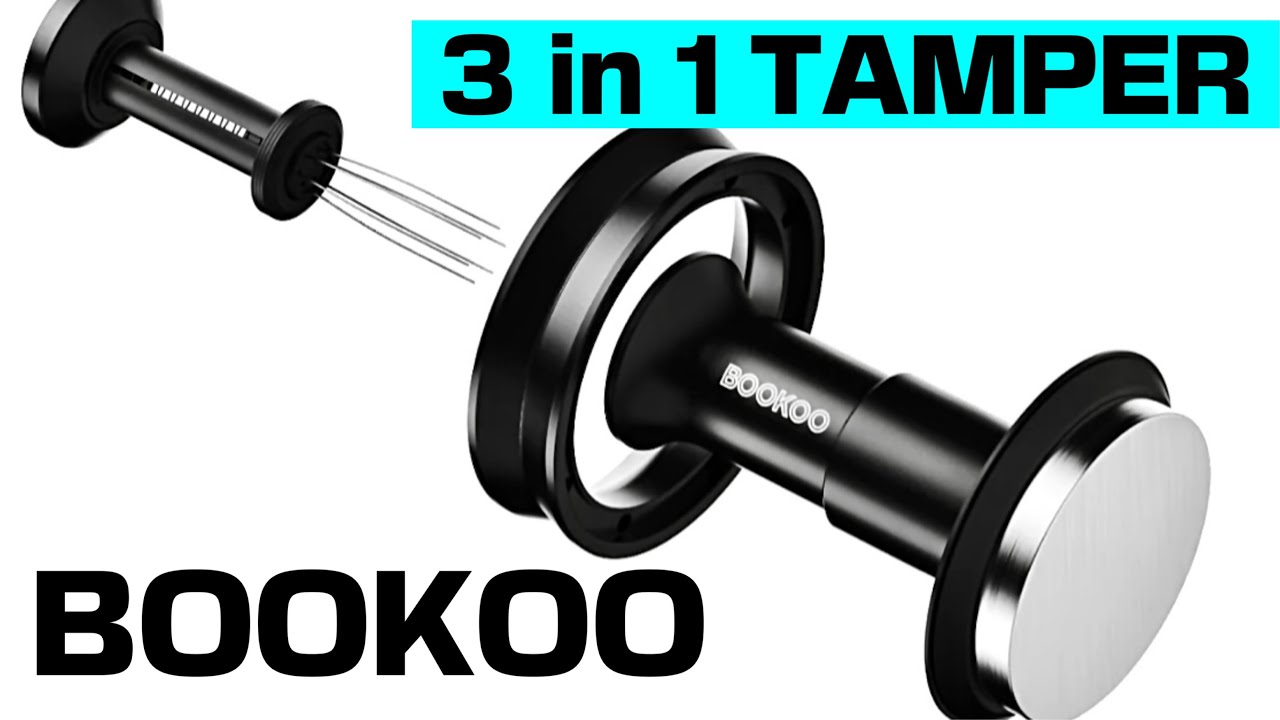 Bookoo Puckgo 3 in 1 Coffee Tamper - too much or not enough? - YouTube