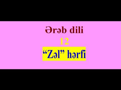 0013 Ərəb dili (Ərəb əlifbası) \
