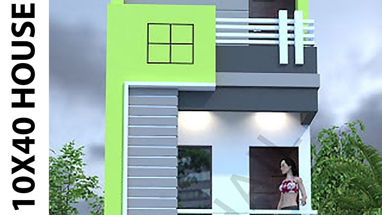 10X40 house new design with floor plan no 1 - YouTube