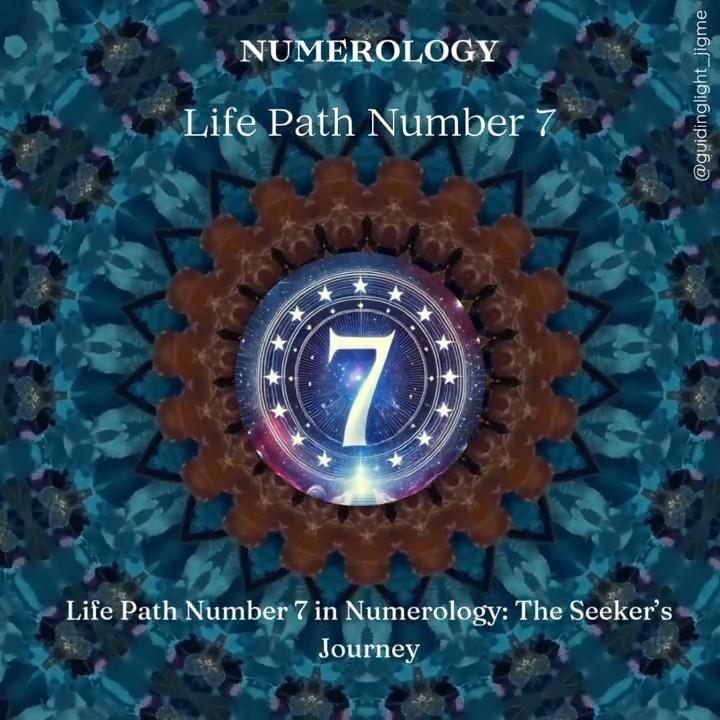 Life Path Number 7 Complete Readings|Know Your Life's Journey|Life's ...