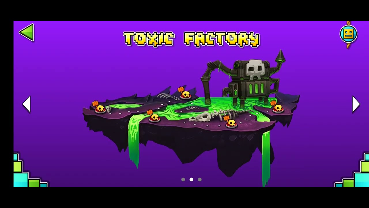 geometry dash world (toxic factory) - YouTube