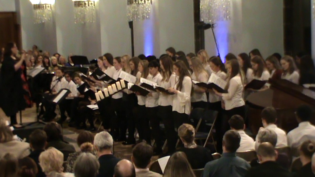 The Angel Gabriel - Senior Choir, Ceremony of Carols 2016 - YouTube