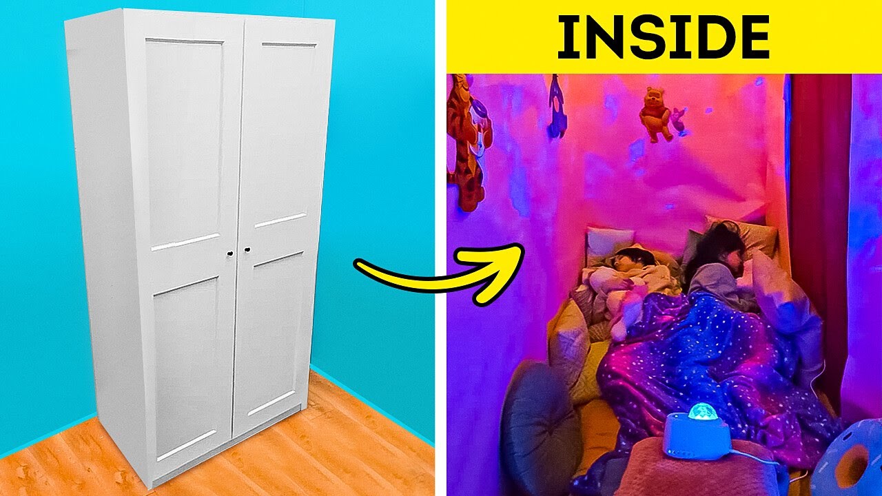 Hidden room behind wardrobe🤫 - YouTube
