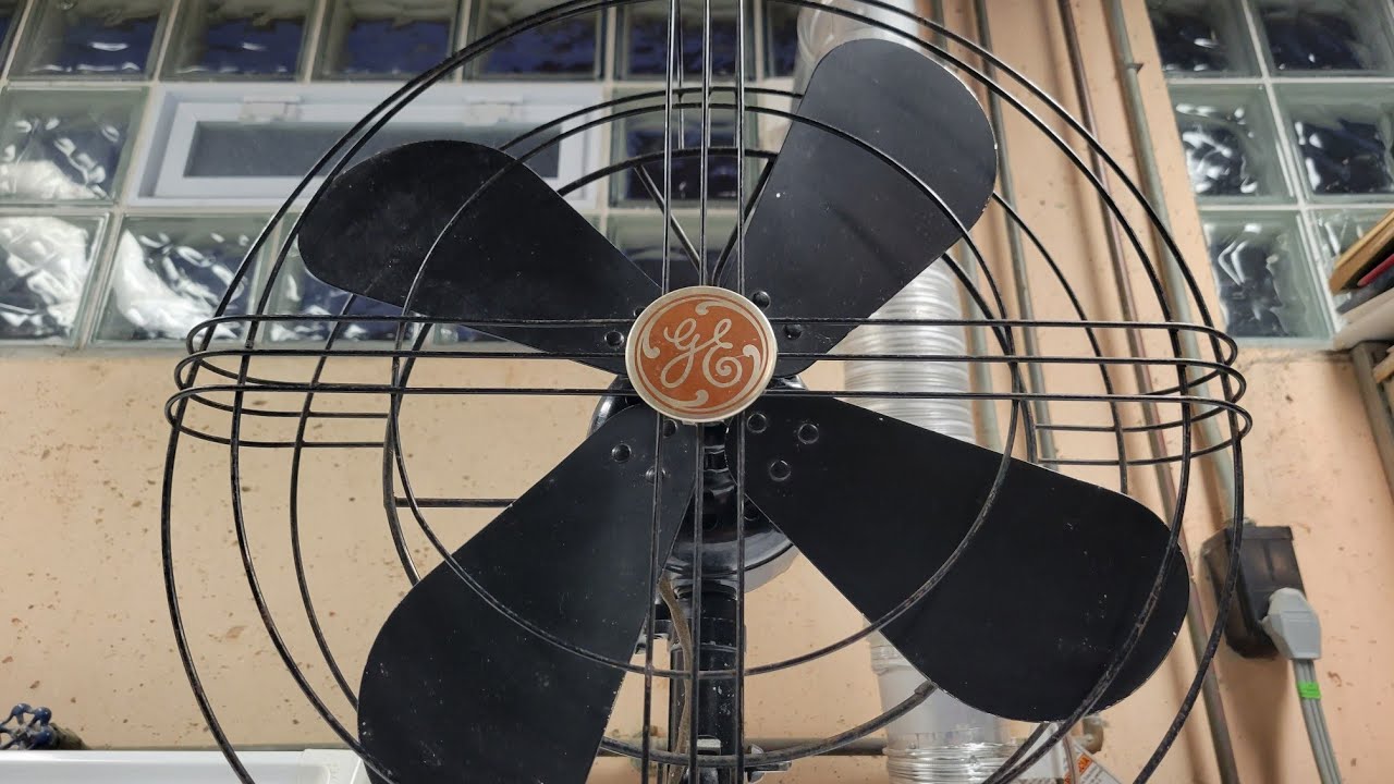 General Electric "Standard" Table Fan - YouTube