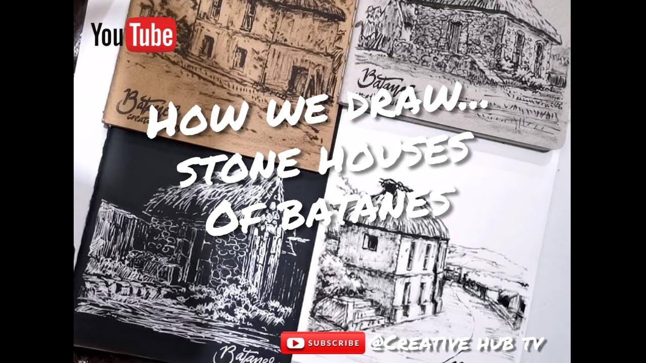 How we draw... Stone Houses of Batanes - YouTube