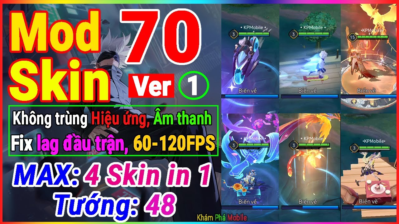 Hướng Dẫn Mod Skin Liên Quân S4 2024 FULL HIỆU ỨNG ÂM THANH MỚI NHẤT 70 ...