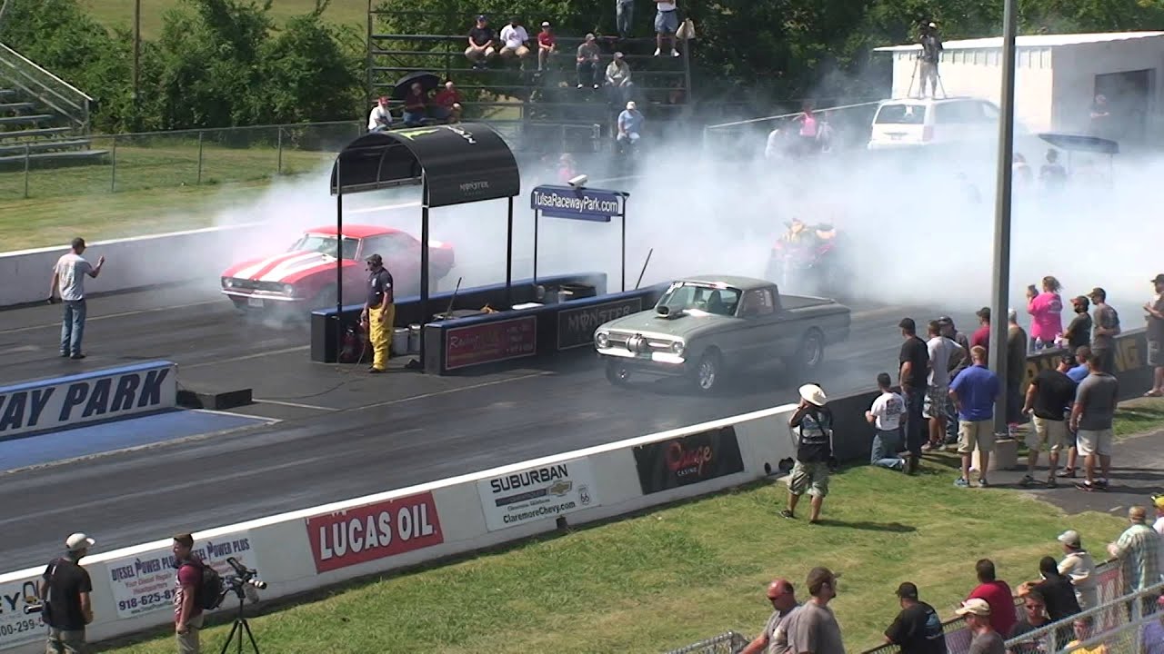 Alex Taylor and her dad Dennis Taylor racing Each other Drag Week 2014 ...