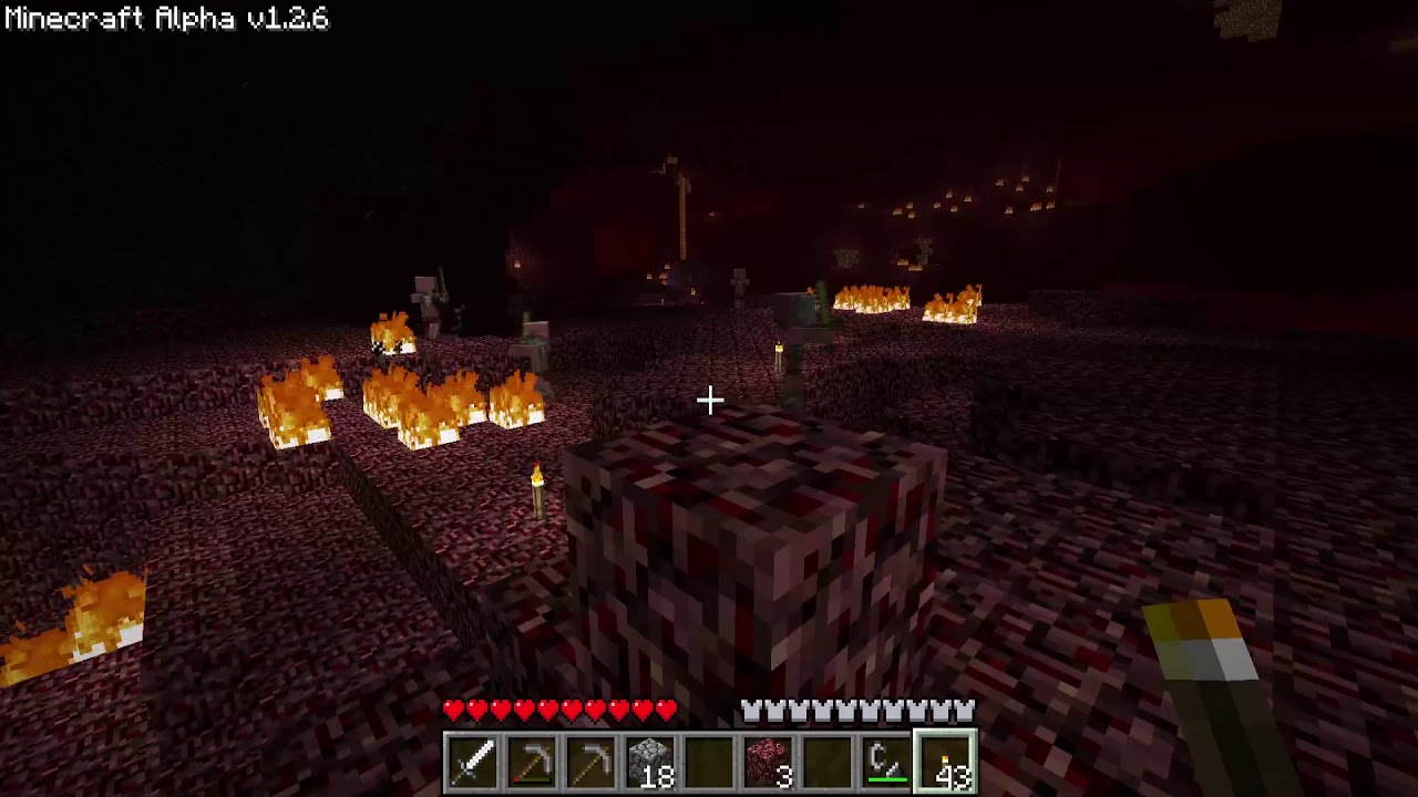 JC Plays Minecraft - Ep 21 - The Nether (Alpha 1.2.6) - YouTube