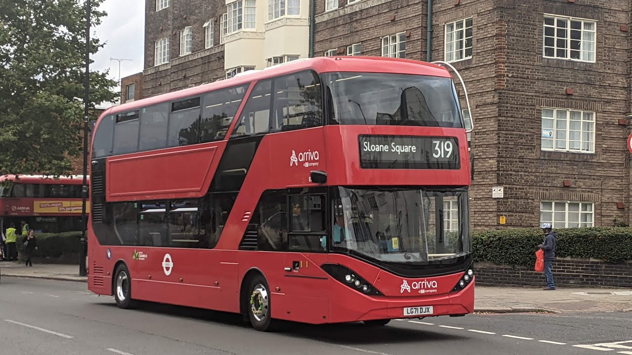 *BRAND NEW* Arriva London Route 319 Journey | BYD / Alexander Dennis ...