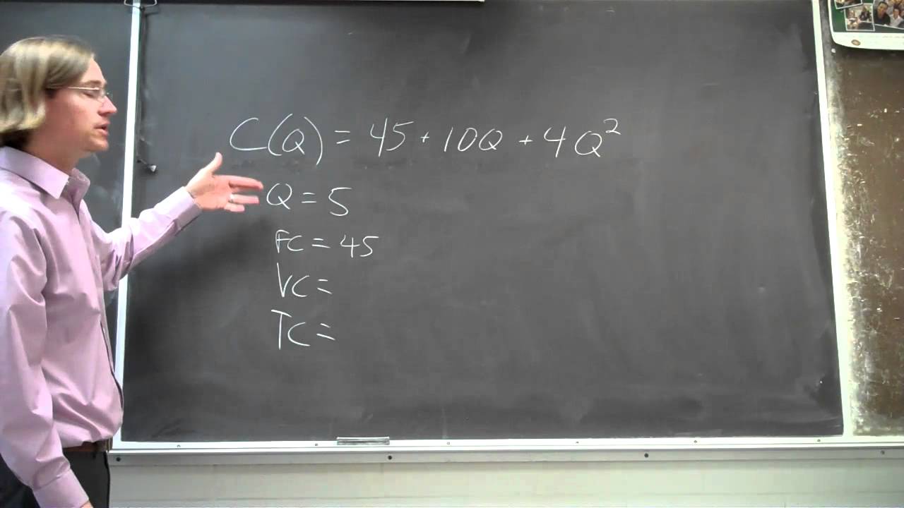 Cost Function Solving For Total Fixed And Variable Costs Sample Problem Without Calculus Cost Function Solving For Total Fixed And Variable Costs Sample Problem Without Calculus