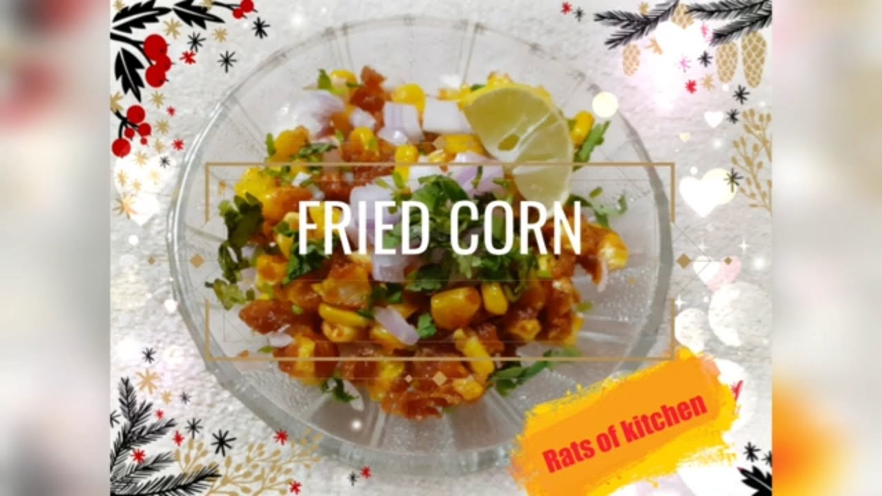 easiest crispy fried corn- spicy crispy sweet corn recipe - YouTube