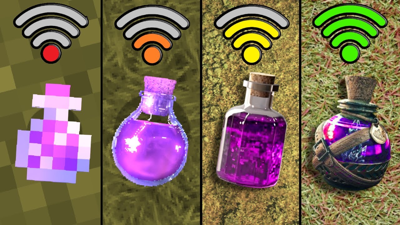 physics different Wi-Fi in Minecraft compilation - YouTube