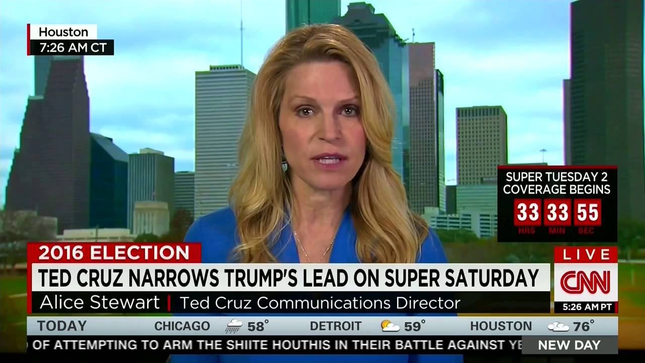 Alice Stewart on CNN: It's Time to Unite Behind Ted Cruz | March 7 ...