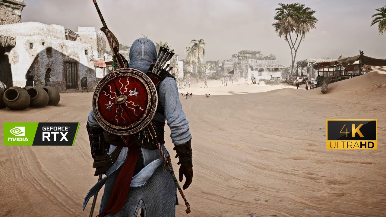 4K Assassins Creed Origin Ray Tracing - Realistic Graphics Showcase ...