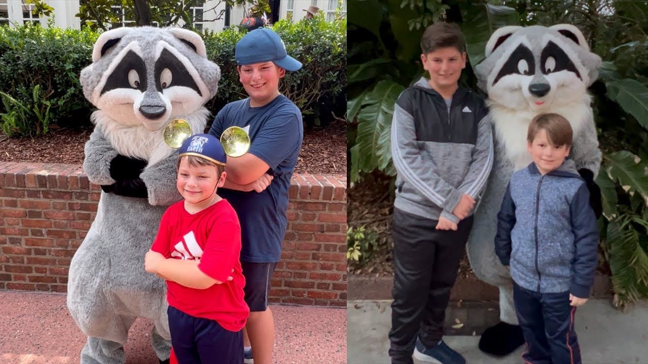 Meeting Meeko from Pocahontas 2 Meet & Greets at Disney World - YouTube