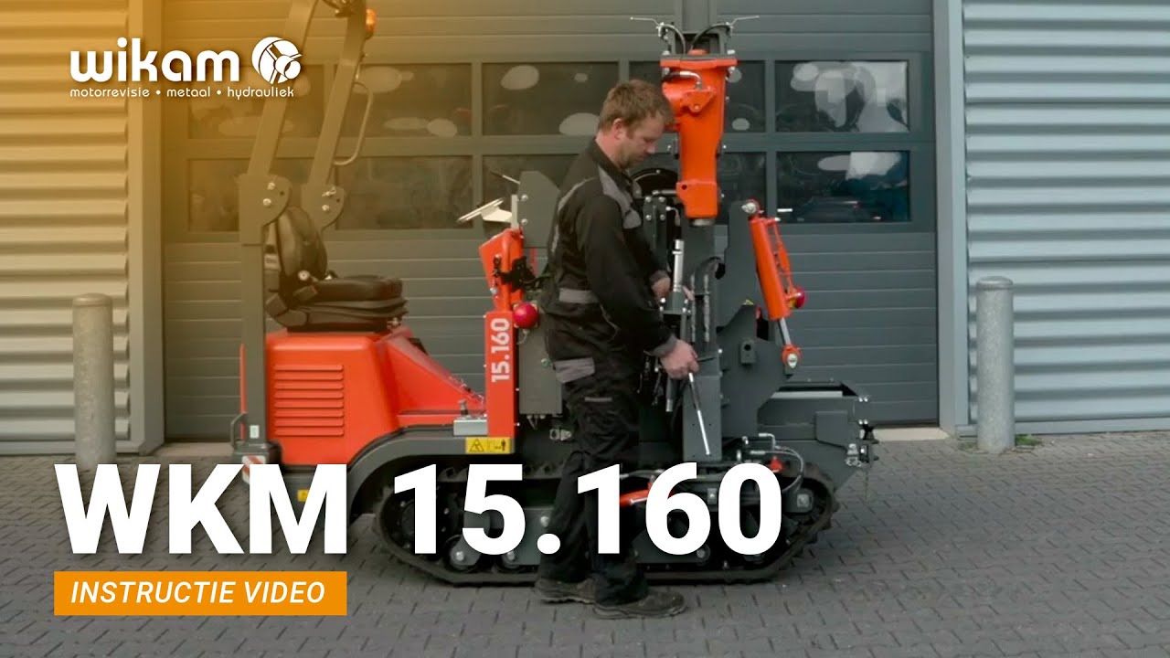 WKM 15 160 INSTRUCTIE VIDEO | PALENSTAMPER / PILEDRIVER / PFOSTEN RAMMER / PALENRAMMER - YouTube