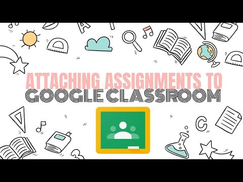 How to add attachments to Google Classroom - YouTube