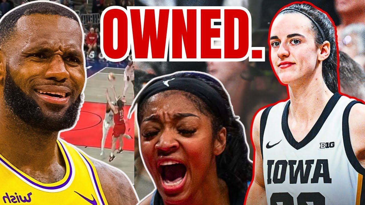 Caitlin Clark OWNED Angel Reese, Lebron James w HIGHEST BASKETBALL ...