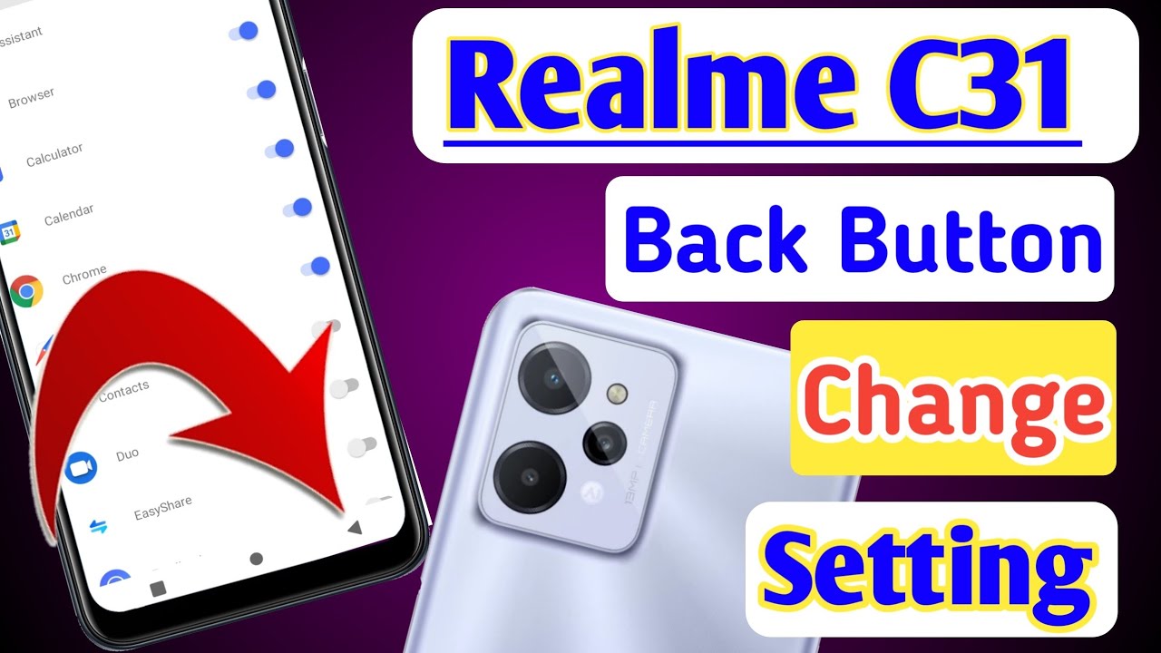 Realme c31 back button setting/Realme c31 back button change/Realme c31 ...