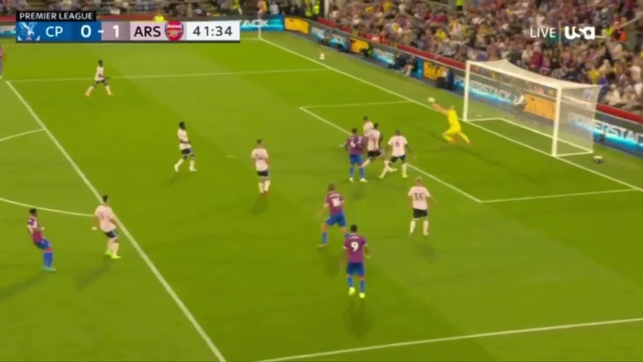 Arsenal Vs Crystal Palace - Ramsdale Impressive Saves - YouTube
