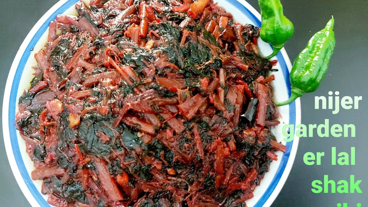 Lal shak recipe/redshak recipe/red vegetables/fresh shak recipe/Garden ...