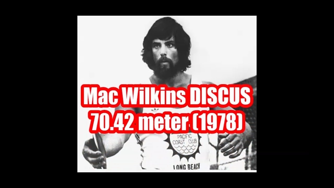 Mac Wilkins (USA) 70.42 meters DISCUS 1978 (10 x over 70 meters) - YouTube