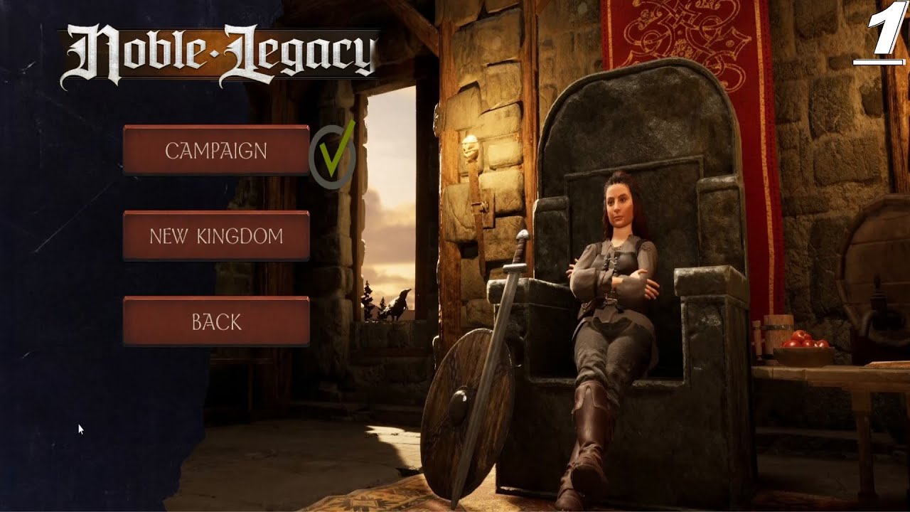 Noble Legacy: Medieval Building Survival Game/Campaign PART 1 - YouTube