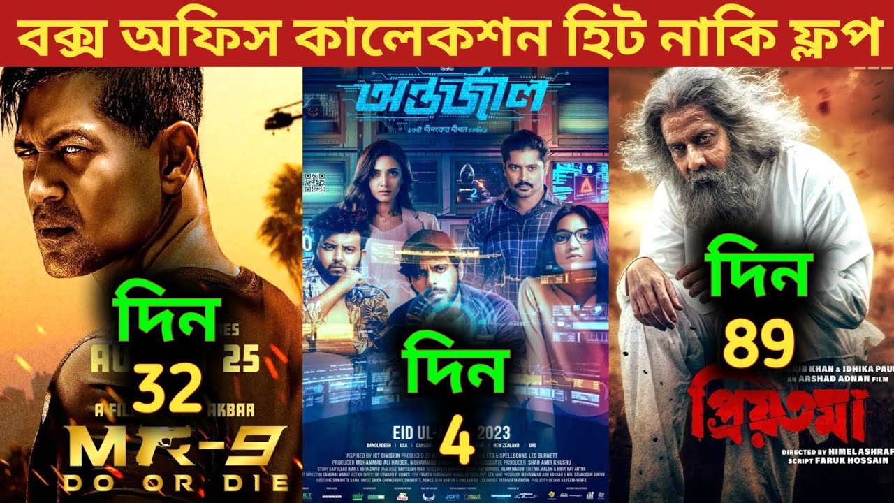 Antarjal Box Office Collection | Mr9 Box Office Collection | Priyotoma ...
