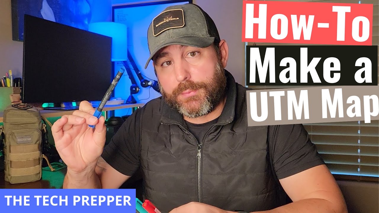 How to make a UTM map for land navigation - YouTube