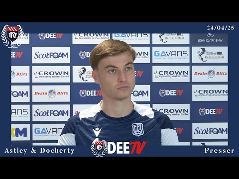 Ryan Astley & Tony Docherty | Presser | Now on DeeTV