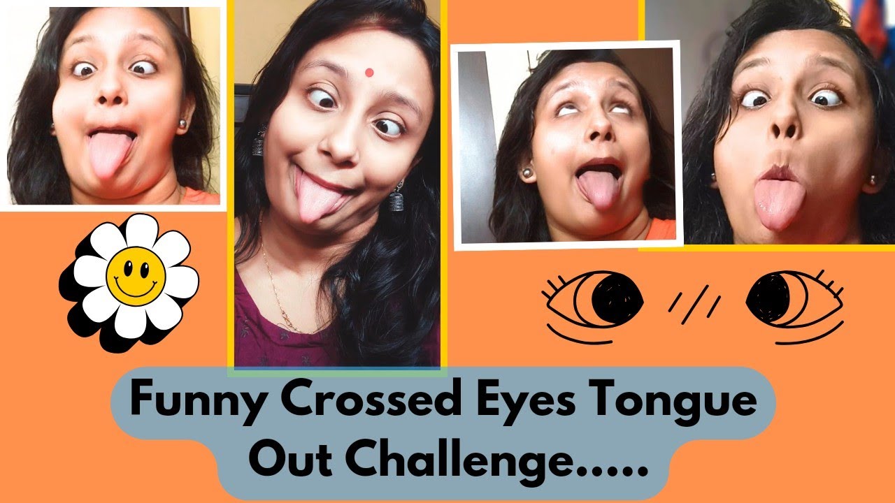 Requested Funny Crossed eyes tongue out video😜#trending #tongueout #youtubetrends #funnyvideo # ...