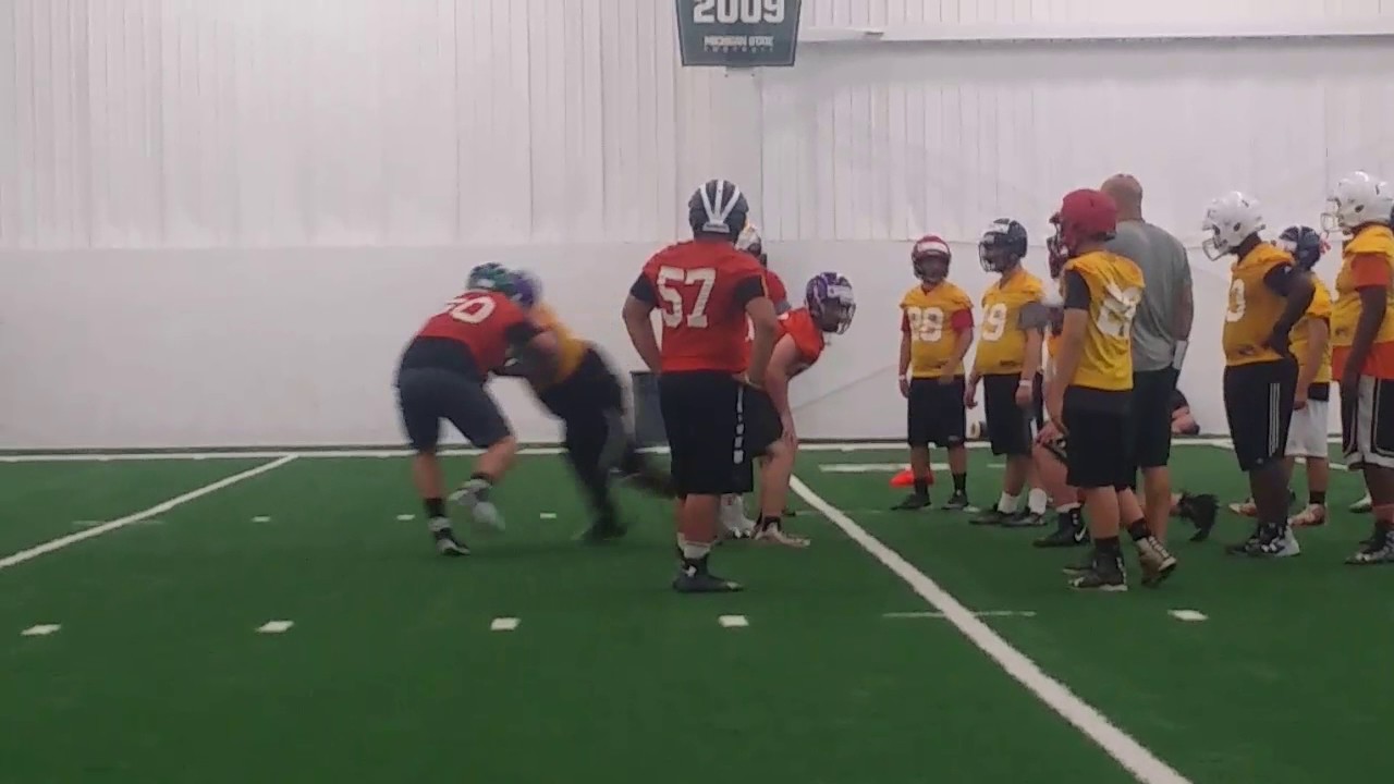 Dane Middlebrook jr Michigan state camp - YouTube