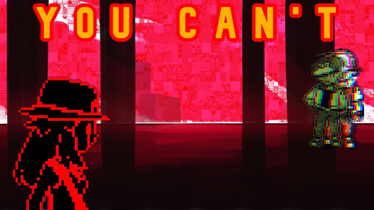 You Can't but it's Glitchy Red and Fallen Leaf - FNF Creepypasta Cover ...