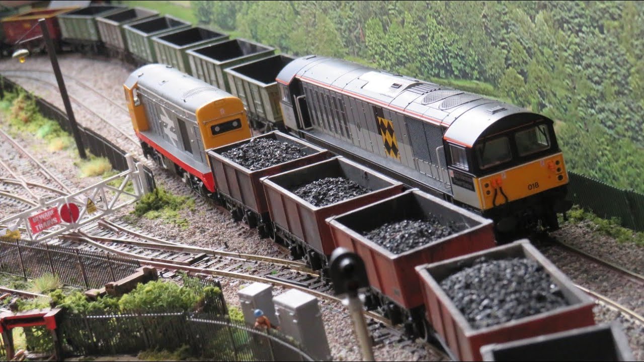 Class 20 And Class 58 Pulling Coal Trains - YouTube