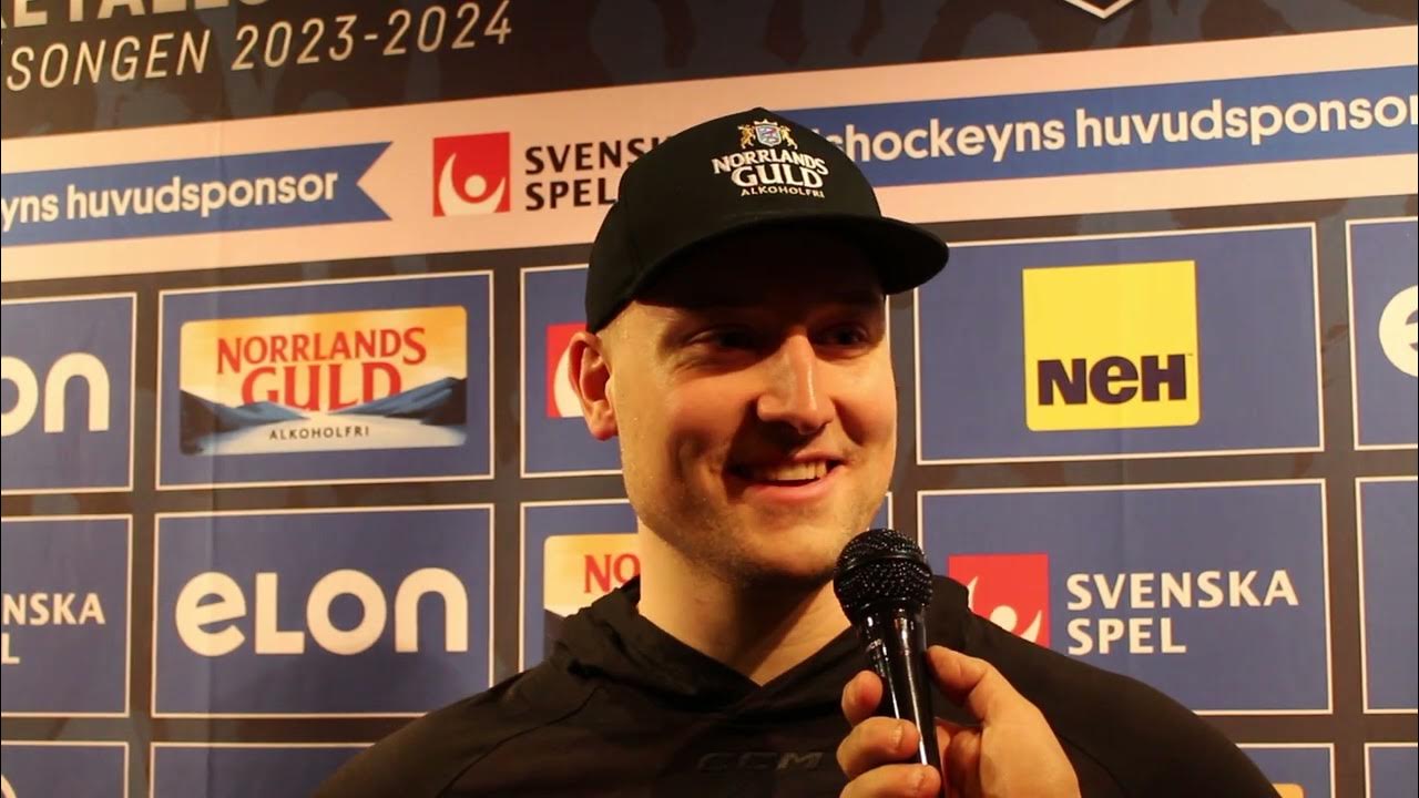 240105 Intervju med Alexander Anderberg, Östersund efter matchen mot SSK - YouTube
