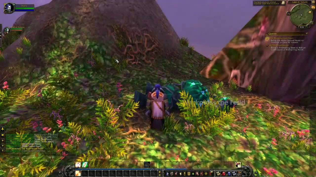 World of Warcraft Blackmoss the Fetid Rare Spawn Location / The Moss ...