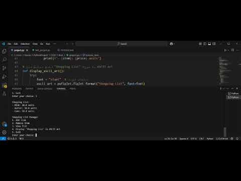 Shopping List Project - CS50 Final Project - YouTube