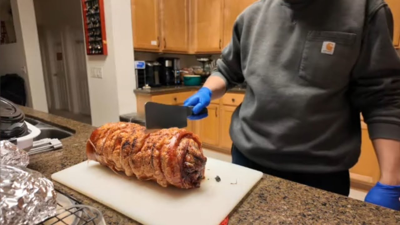 Lechon Belly - Oven - YouTube