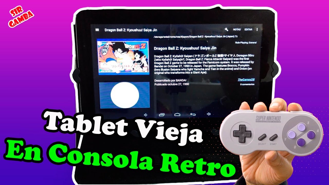 🕹️ Convierto TABLET VIEJA en CONSOLA RETRO - YouTube