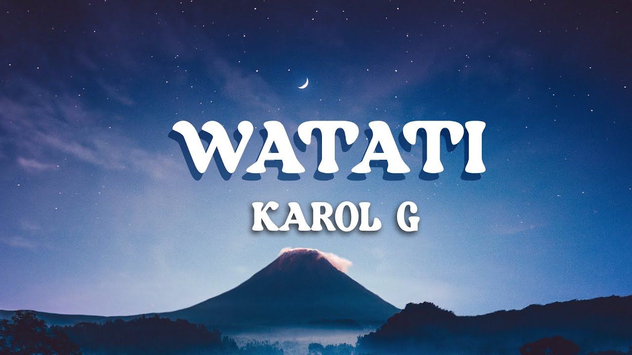 KAROL G - WATATI (Official Lyrics Video) ft. Aldo Ranks - YouTube