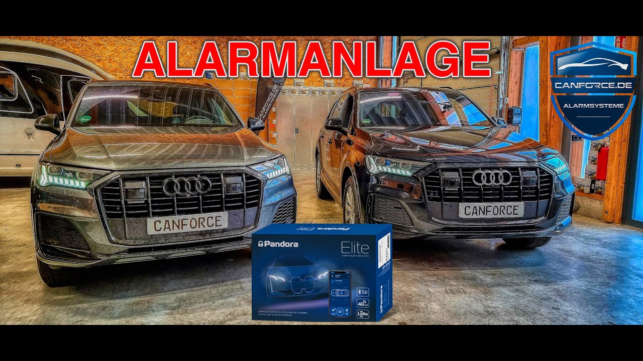 Audi Q7 Alarmanlage 2022 Facelift SUV Alarm | Pandora Elite 4G | LTE ...