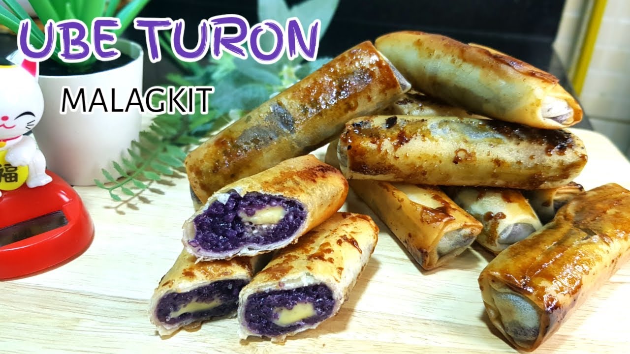 UBE TURON MALAGKIT WITH CHEESE - YouTube